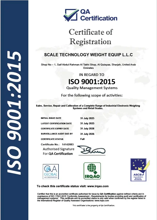 Scale Technology Weight Equip L.L.C | Industrial Weighing Solutions